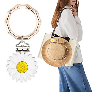 HATYDF Hat Clip for Travel, Hat Holder for Hanging Sunglasses, Car Keys, Backpacks, Luggage, Purses, Bags, Travel Accessories Gold