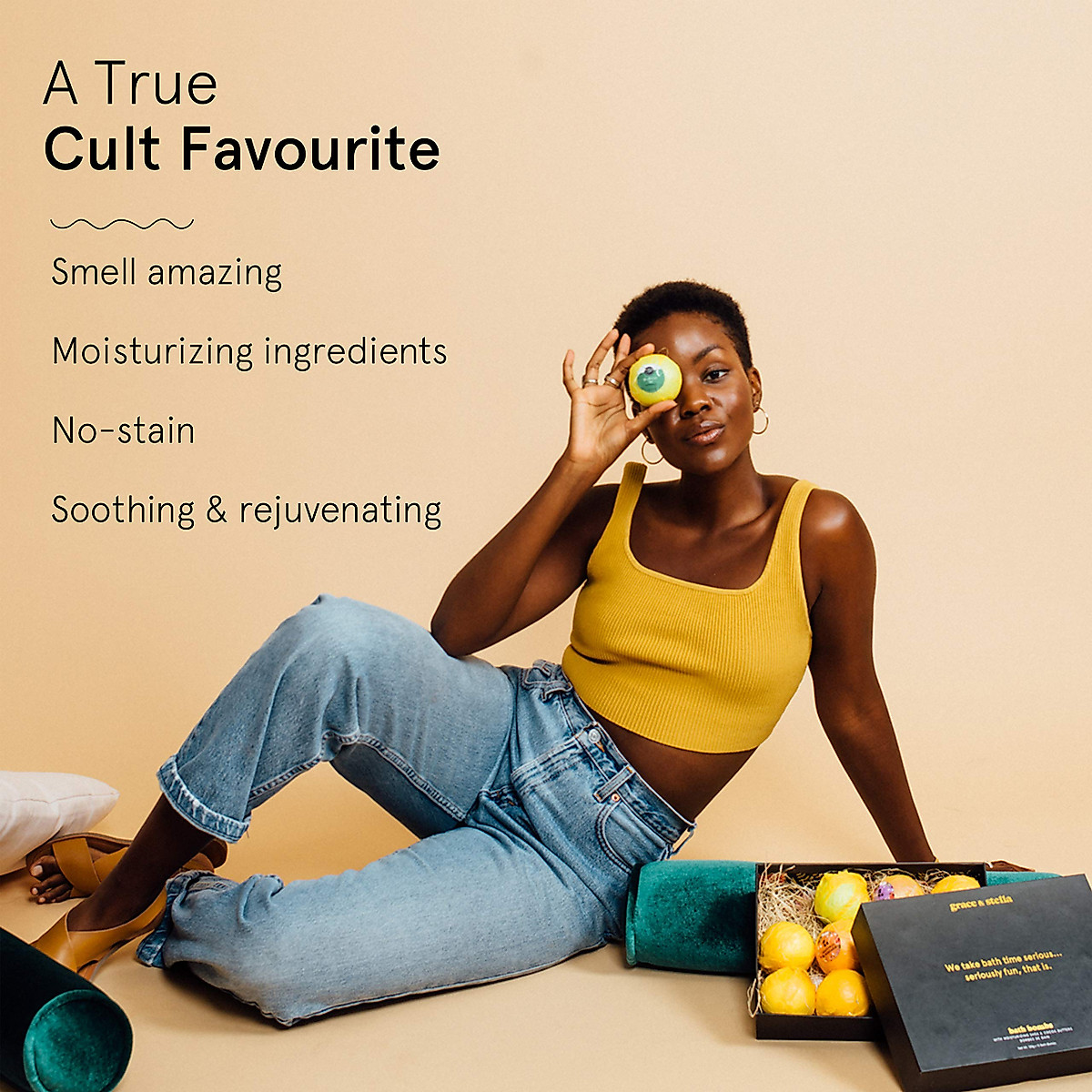 Grace & Stella Organic Bath Bombs Women (12 XL Bath Bombs) Natural, Vegan - Bath Bombs Set - Natural Bath Bombs with Essential Oils - Natural Bath Bombs for Women Relaxing Valentines Gifts for Women