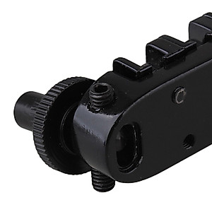 BQLZR Black Roller Saddle Bridge with Posts and Spanner For Electric Guitar