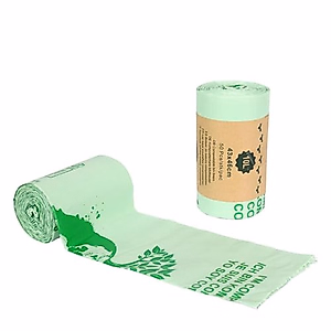 Biodegradable garbage bag, compostable garbage bag, suitable for office, home kitchen