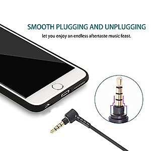 Replacement Headphone Audio Cable Cord with Built-in Mic Compatible with Sony MDR-100AAP MDR-100ABN MDR-100A MDR-10R MDR-1000X MDR-XB950B1 WH-1000XM2 WH-1000xm3 WH-H900N Headphones (Black)