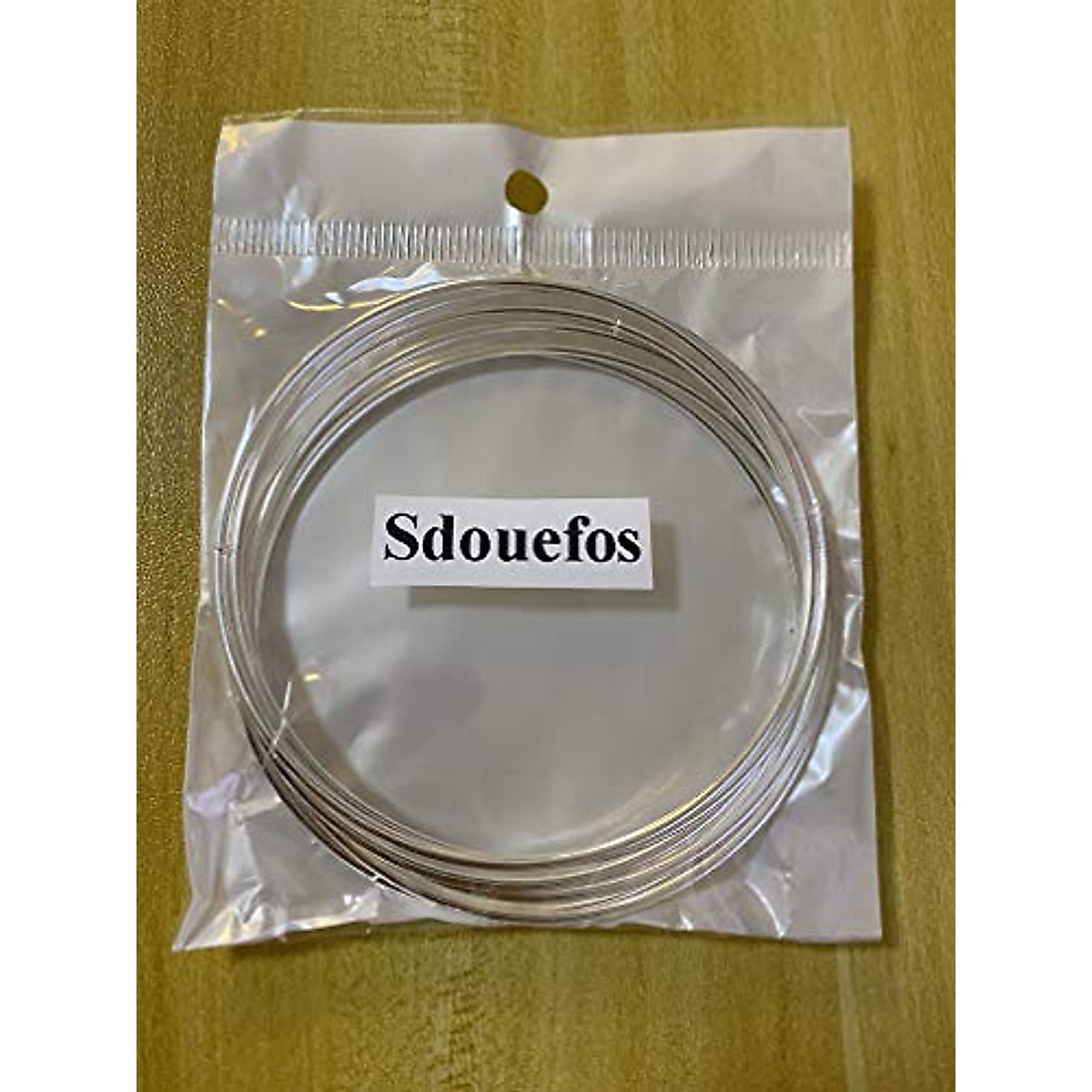 Sdouefos Classic 6pcs Lots 925 Silver Thin Stackable Polished Bangle Bracelet with Fresh Simple Bracelet Cuff Bangle