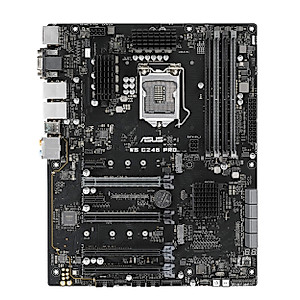 ASUS LGA1151 ECC DDR4 M.2 C246 Server Workstation ATX Motherboard for 8th Generation Intel Motherboards WS C246 PRO