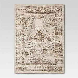Threshold Threshold-Distressed-Tan-7x10 Area Rug, Tan