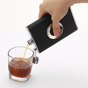 QLL Hip Flask with Useful Funnel