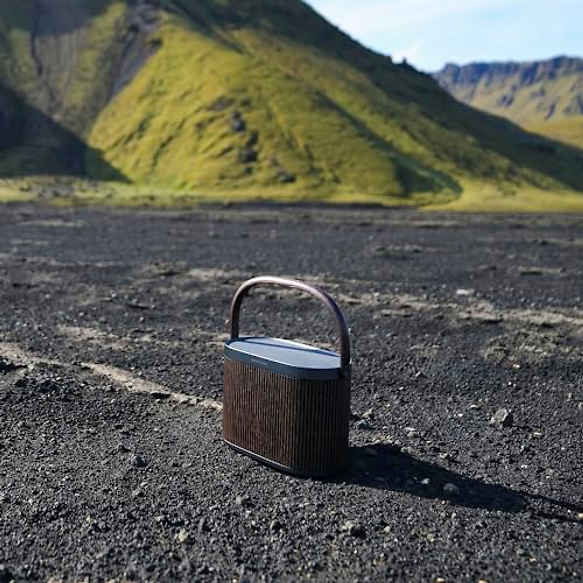 Bang & Olufsen Beosound A5 - Portable Bluetooth Speaker with Wi-Fi connection, Carry-Strap, Dark Oak