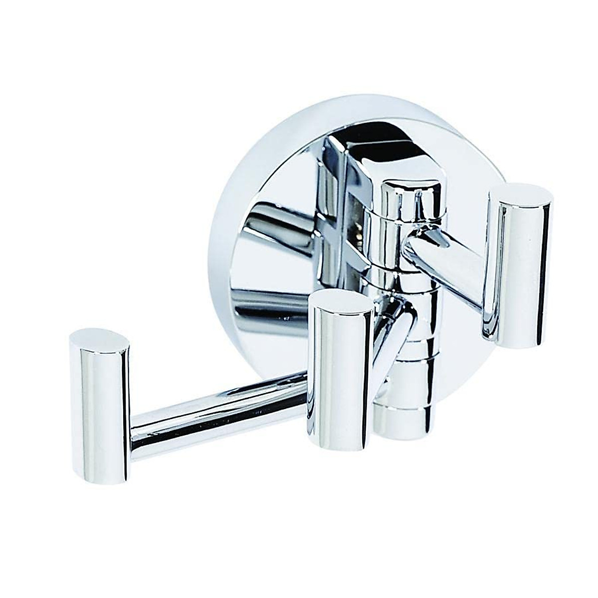 Alno Contemporary I A8385-MB Triple Swivel Robe Hook Matte Black