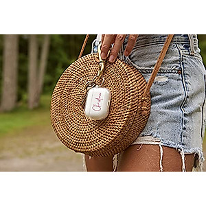 MARBLEFY Custom Name Airpod Pro Case with Keychain and Running Strap Compatible with Apple AirPods Pro