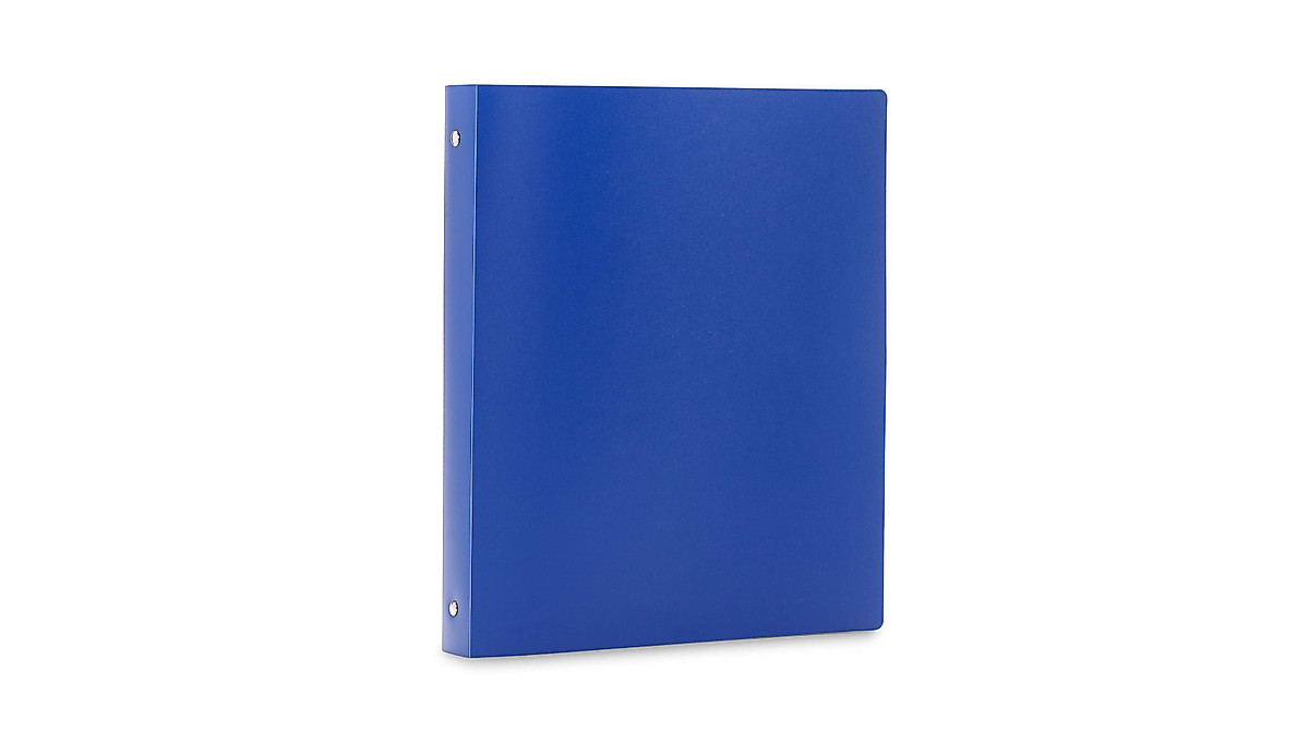 Durable 3 Ring Binders - Light & Flexible, 6-Pack