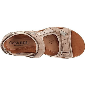 Cobb Hill womens Fiona athletic sandals, Taupe, 8.5 US