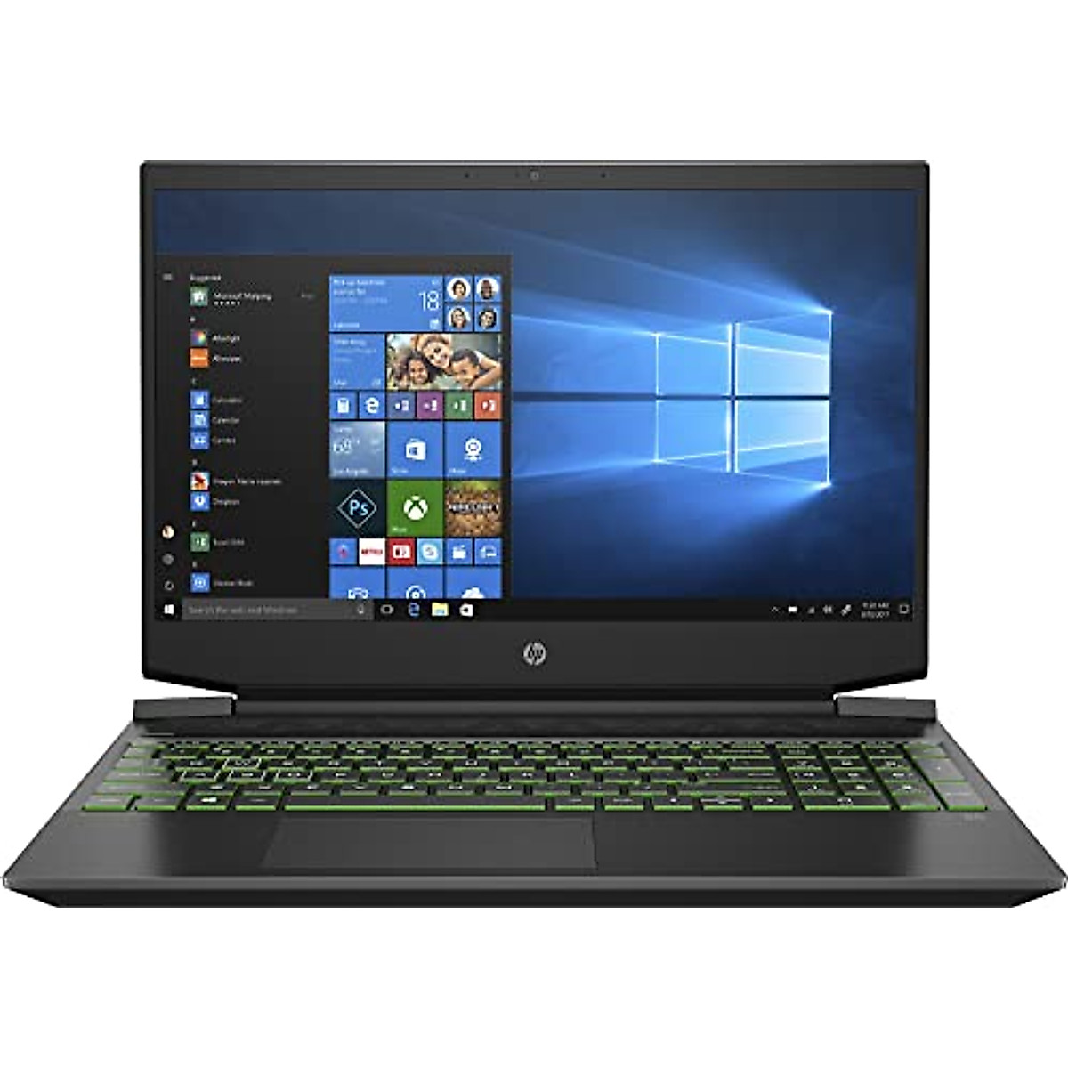 HP Pavilion 15.6" FHD Gaming Laptop, Intel Core i5-10300H, 8GB RAM, NVIDIA GeForce GTX 1650 4GB, 250GB SSD, Windows 10 Home, Black (8G, 256G)