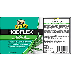 Absorbine Hooflex All Natural Dressing & Conditioner, 15oz, Includes Applicator Brush