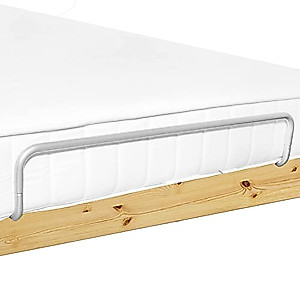 ECOHomes Mattress Retainer Bar for Foot of Beds for Home, RV | Non Slip Gaskets Metal Bar Holder for Bottom of Bed Frames & Adjustable Beds - Guard Rail Stops Mattress from Sliding, Moving & Slipping