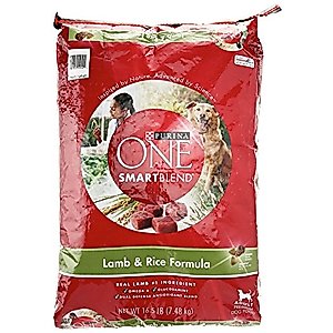 Purina ONE Dog Smartblend, Lamb & Rice Formula, Adult 16.5 lb (Packaging may vary)