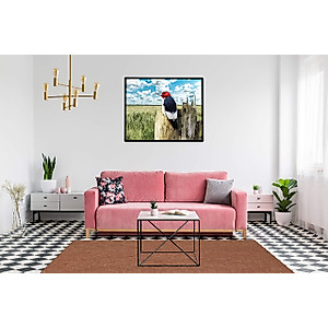 KOECKRITZ Custom Cut-to-Fit Area Rugs Carpet - Soft Plush Indoor Rugs - Perfect for Living Room, Bedroom, Entryway - Great for Homes, Apartments, Dorms, Kids Room (Sunburst)