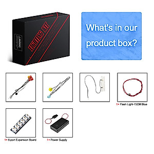 VONADO LED Light Kit Compatible with Lego The Ruined Portal 21172, DIY Lighting Compatible with Minecraft Lego Sets 21172 (No Lego Building Toy), Creative Gfits for Kids Birthday