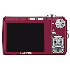 Olympus FE-340 8MP Digital Camera with 5x Optical Zoom (Red)