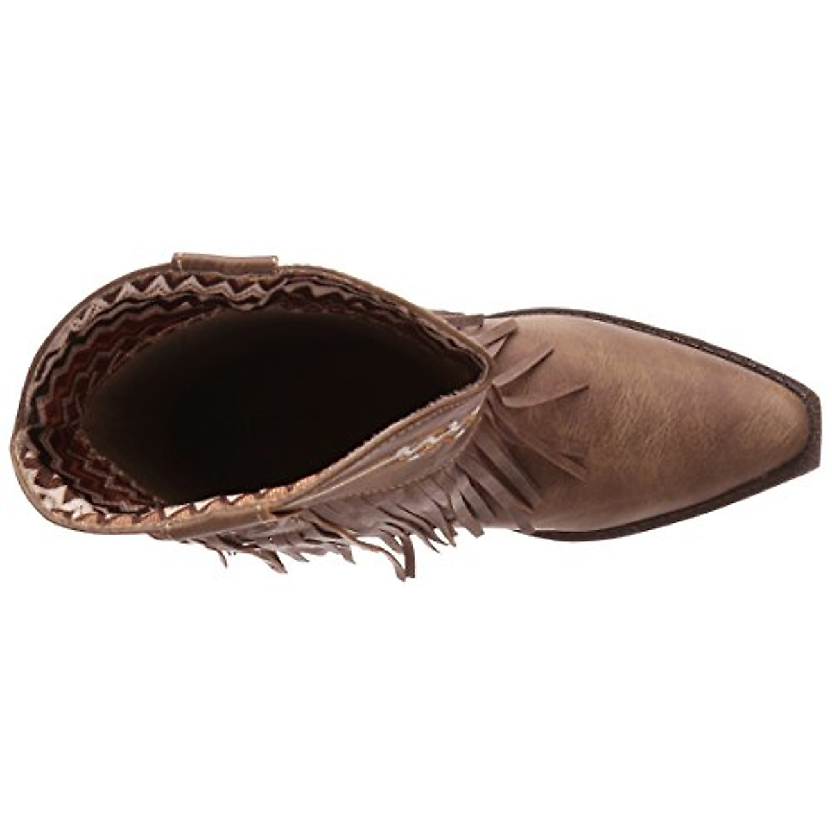Roper Little Kids Fringes Boot, Brown, 2
