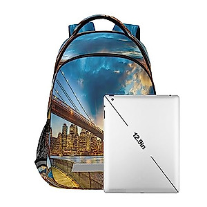 ALAZA Manhattan New York City Backpack for Students Boys Girls School Bag Travel Daypack