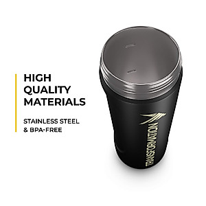 Transformation Performance Shaker BlenderBottle® | Double Insulated, Leak Proof & BPA Free | Perfect for Protein Shakes/Powder Mix | 26 Oz with Steel Whisk Ball (1)