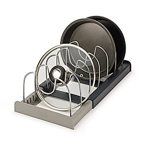 Joseph Joseph 85167 DrawerStore Expanding Cookware Organizer, Gray