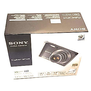 Sony DSC-W370 Cyber-Shot 14.1 MP Digital Camera with 7x Optical Zoom (Black)