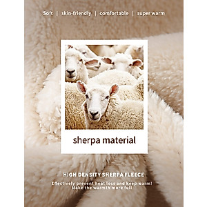 Gihuo Women's Sherpa Lined Sweatpants Winter Warm Fleece Lined Sweatpants with Pockets Fleece Jogger Pants Athletic(2# Dark Grey, X-Large)