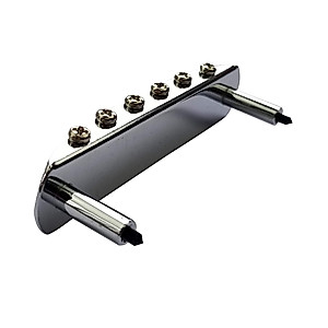 Mustang Bridge w/Large Saddles, also fits Fender Jaguar or Jazzmaster- Chrome