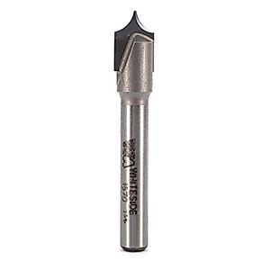 Whiteside Router Bits 1570 Point Cutting Round Over Bit with 3/16-Inch Radius 3/8-Inch Cutting Diameter and 3/8-Inch Cutting Length