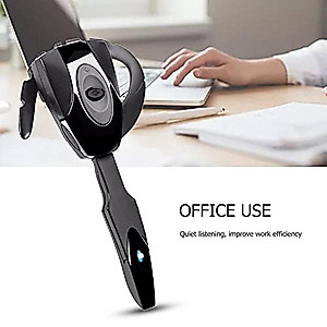 NC Earhook Headset Bluetooth Headset with Microphone Bluetooth Hands-Free Headset Rechargeable Long Standby Driving Car High Sensitivity Business Headset