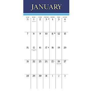 Willow Creek Press Big Grid (Jewel) 2024 12" x 12" Wall Calendar