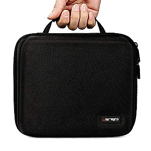 Hard Case for Meta Quest 2 JSVER Carrying Case for Quest/Quest 2/ Oculus Go/Samsung Gear Virtual Reality and Headset Gamepad Game Controller Kit, Home Storage, Travel Case for Meta/Oculus Quest 2