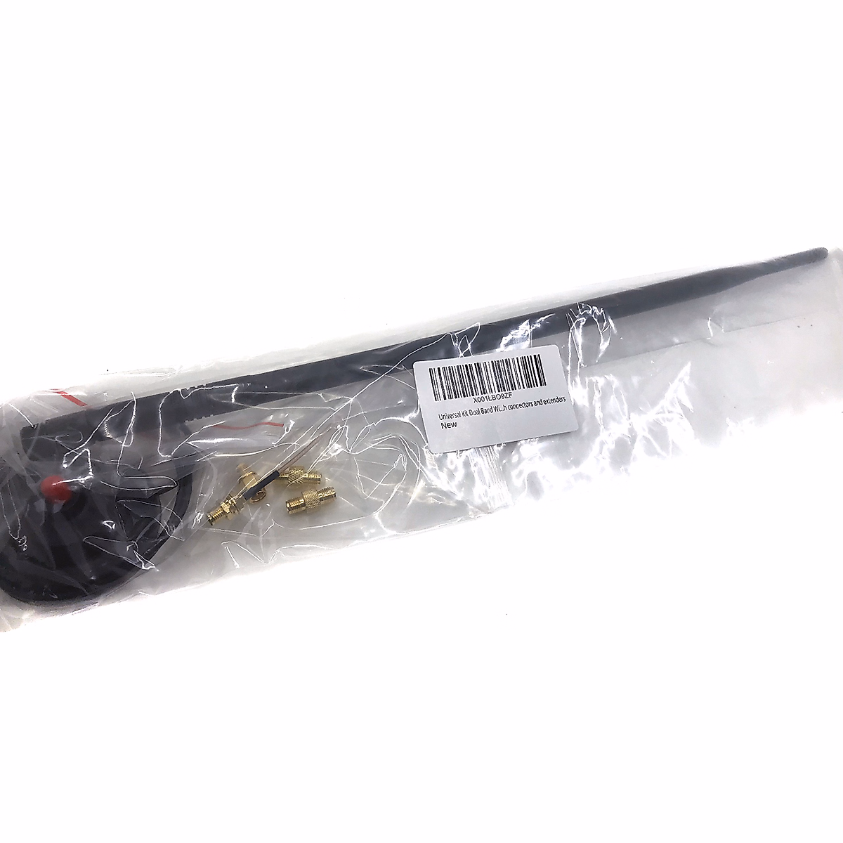 Universal Kit Dual Band Wi-Fi 9dbi Extension Long Range Omni Directional 2.4/5Ghz Antenna RP-SMA Male Connector on Magnet Base with Connectors and Extenders