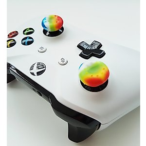 X Series X Controller Skin,Hikfly Controller Cover Compatible with Xbox Series X/S Controller Grips Case Non-Slip Studded Silicone Controller Cover with 4pcs Thumb Grips Caps(Red)