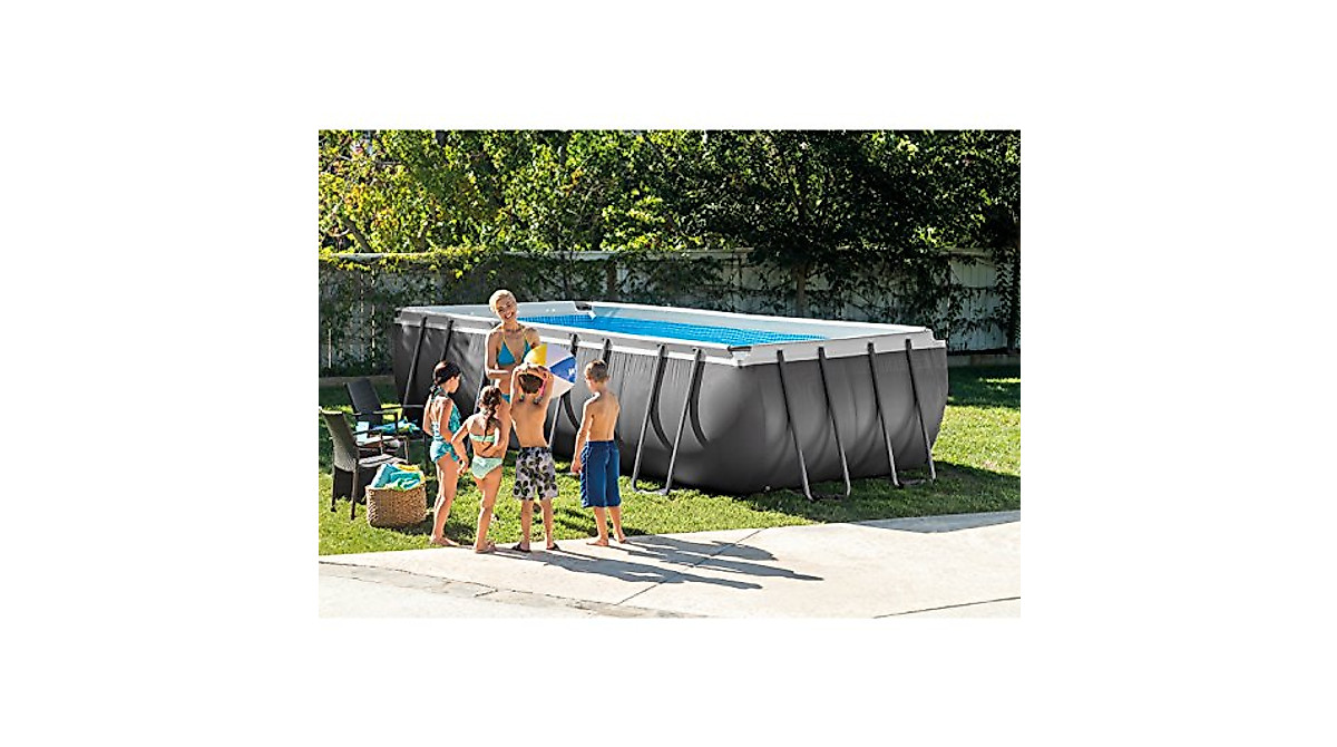 Intex 18ft X 9ft Ultra Frame Pool Set with Sand Filter Pump