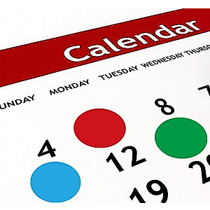 PARLAIM 1050 PCS Color Coding Labels Circle Dot Stickers,10 Color Style Colorful Coding Label Sticker for Office,Student Classroom