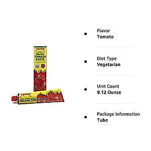 Cento Double Concentrated ORGANIC Tomato Paste - 2/ 4.56 oz tubes