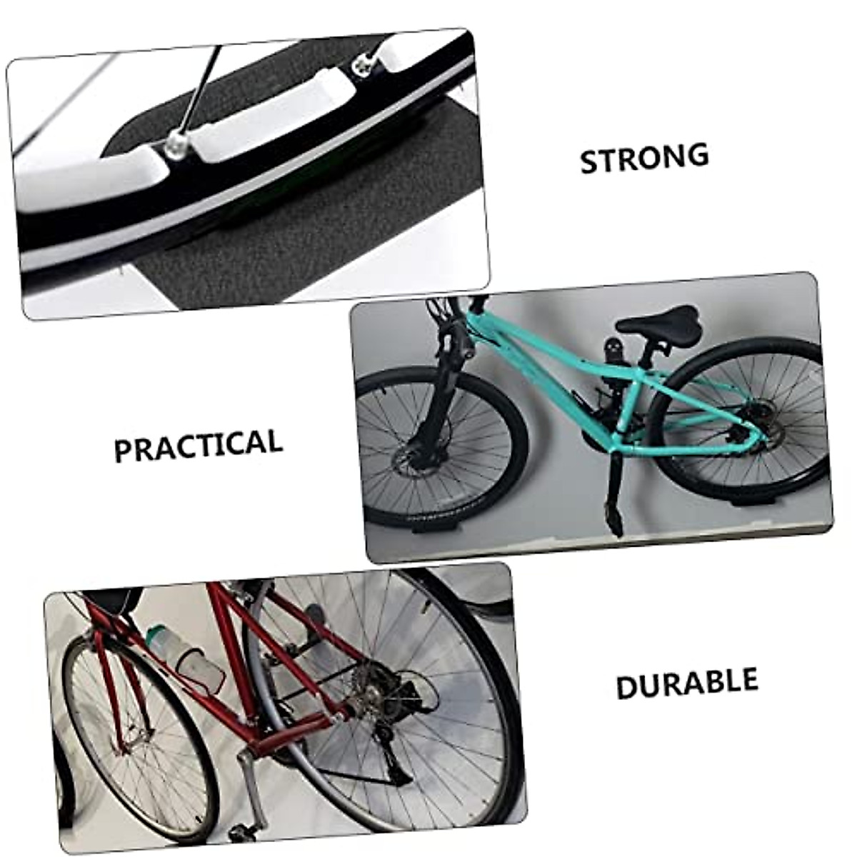 CUBTOL 1 Set Bike Hanger Metal Holder Indoor Bike Metal s Hooks Pot Rack Hook Bike Wall Stand Holders Storage Hooks Bike Supplies Bike Display Rack Bike Storage Hooks Pedal Metal Heavy
