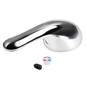 uxcell Faucet Lever Handle,40mm Cartridge Electroplating Single Lever Handle Faucet Kit