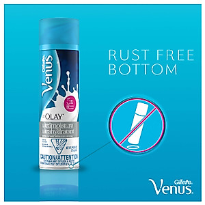 Gillette Venus with Olay Ultramoisture Women's Shave Gel, Water Lily Kiss, 6 Ounce (Pack of 6)