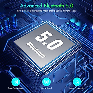 Giveet Bluetooth Transmitter Receiver for TV to Headphones, 2-in-1 Bluetooth V5.0 Adapter w/Volume Control, Optical RCA AUX for PC/DVD/MP3/Home Theater, 25Hrs Playtime, Pairs 2 Devices Simultaneously