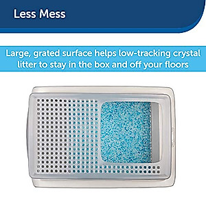 PetSafe ScoopFree Self-Cleaning Litter Box Top Entry Privacy Hood — Works with ScoopFree 2nd Generation and Smart Litter Boxes,Grey,Small