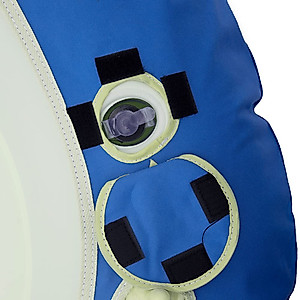 RTIC Tough River Tube, Blue Marlin, Inflatable Water Raft with Heavy-Duty Handles, Drink Holder, and Backrest, Great for Pools, Lakes, Rivers