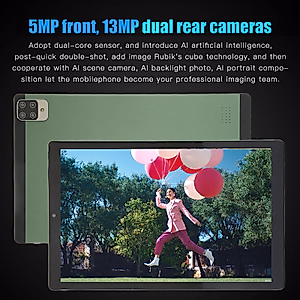 Zopsc 10.1inch Talkable Smart Tablet Android5.1 Support 2.4/5G WiFi 1+16GB 1920 * 1080 0.3+2MP MT6753 Octa Core 3000mAh 100 240V Green