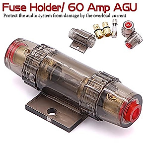 4 Gauge Audio Amplifier Installation Wiring Systems KIT,Make Connections and Brings Power to Your Radio,Subwoofers and Speakers