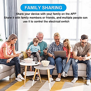 YIFAN 20A Smart Plug, WiFi Bluetooth Smart Outlets Compatible with Alexa and Google Assistant, Mini Remote Control Plugs with Timer Function, No Hub Required, FCC/ROHS Listed Socket