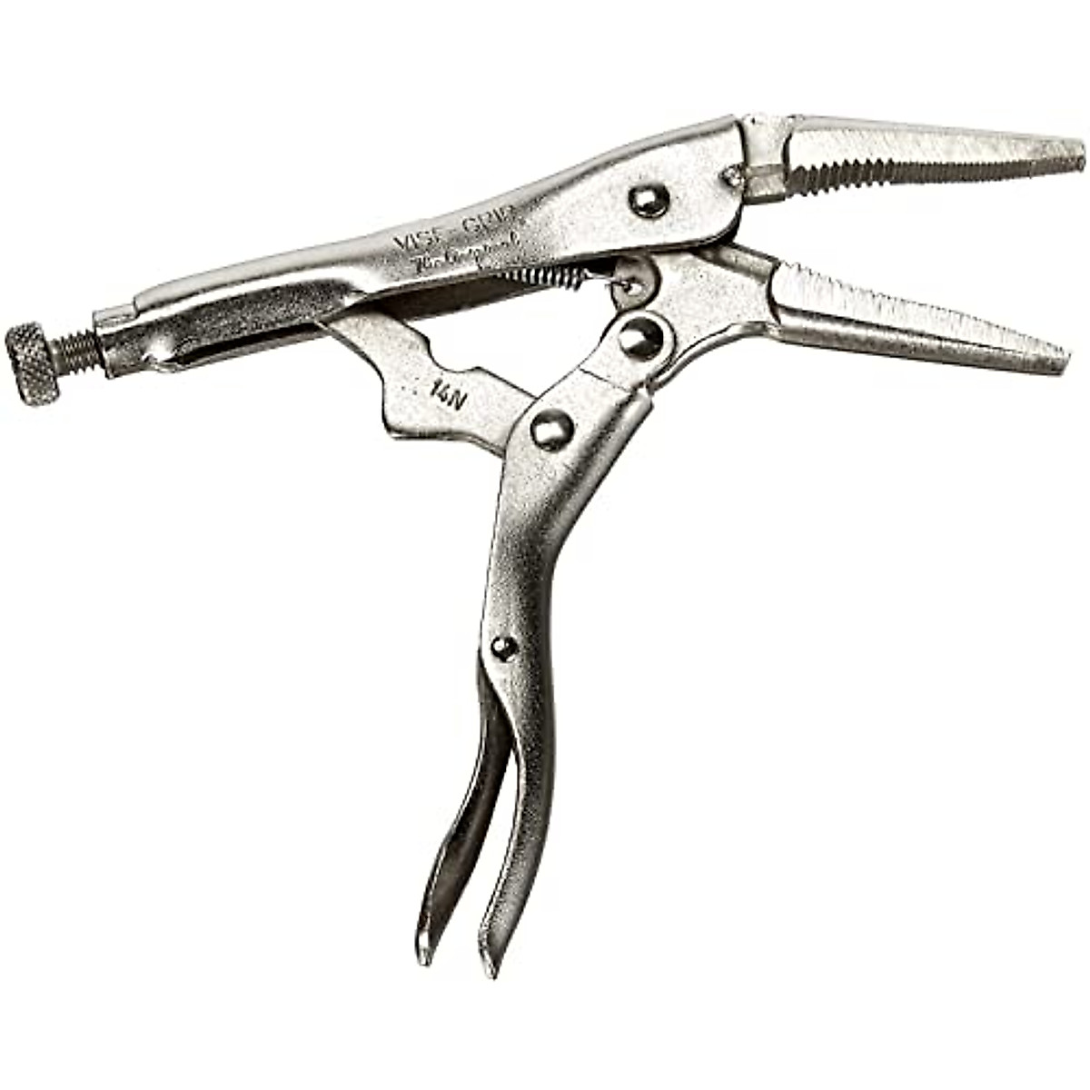 IRWIN VISE-GRIP Original Locking Pliers, Long Nose, 4-Inch (1602L3),Silver,100mm