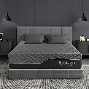 WEUP Memory Foam Mattress Queen 12 Inch, Cooling Green Tea/Gel Mattress with Ice Silk Cover, Luxury Medium Firm Mattress for Back Pain, Bed Mattress Made in USA, CertiPUR-US Certified 80'' x 60''