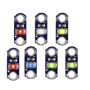 Leyal 50pcs/lot Smart Electronics Lilypad Led Red/White/Orange/Emerald Green/Blue/Yellow/Yellow Green Light Module for arduino IDS Lilypad LED Module