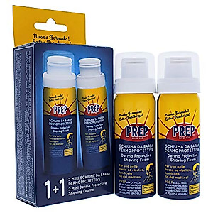 Prep Derma Protective Shaving Foam for Men, 2 Count